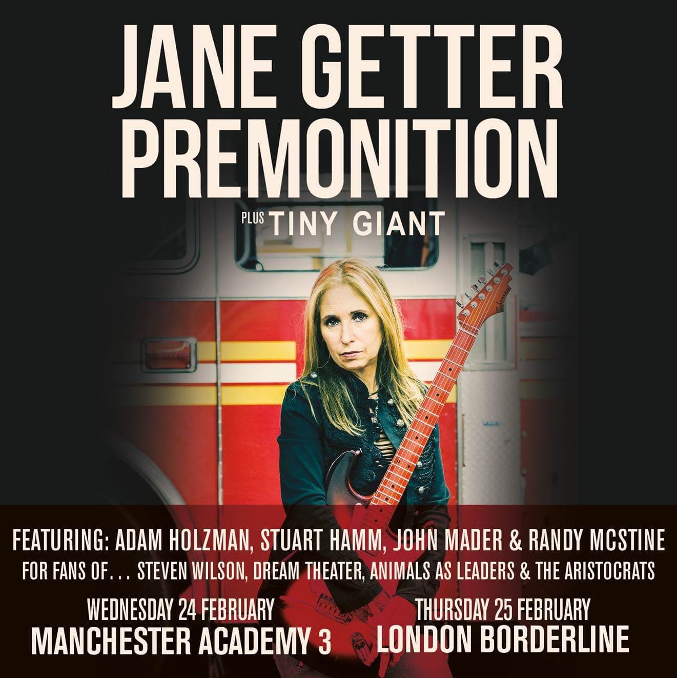 Jane Getter Premonition UK dates for 2016 announced! - Jane Getter